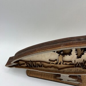 Duck Hunting Layered Wood Wall Art | Waterfowl Hunter Gift | Rustic ...