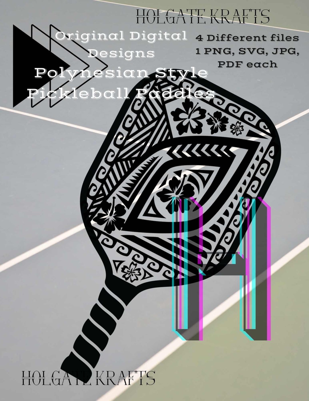 Poly Tribal Pickle Ball Paddle Design - Etsy