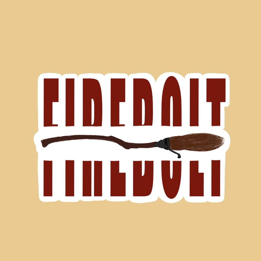 Firebolt Broomstick Sticker - Etsy