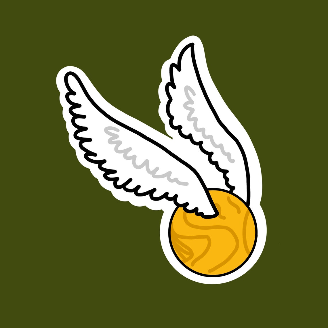 Golden Snitch Sticker - Etsy