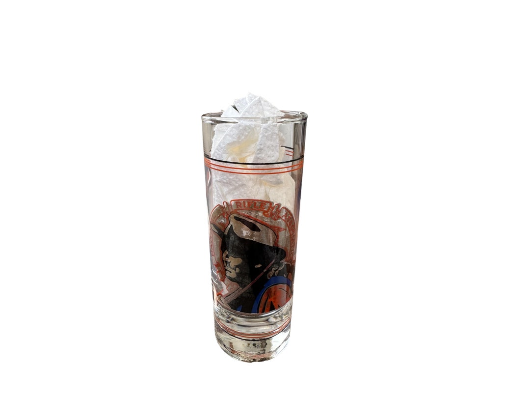 Vintage Charlton Heston NRA Tribute Double Shot Glass - Etsy