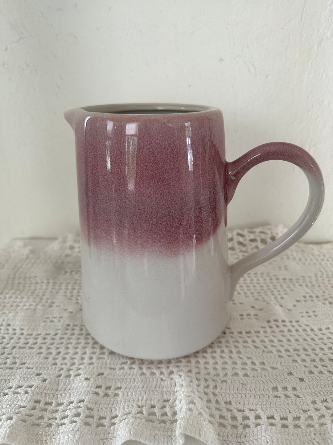 Teleflora Art Pottery Pitcher - Etsy