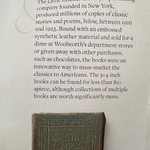 Antique Little Leather Library 1920's Mini Classic Books - Etsy