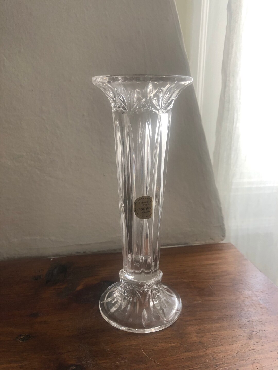 Princess House Vase 8 Highlights Crystal Vase - Etsy
