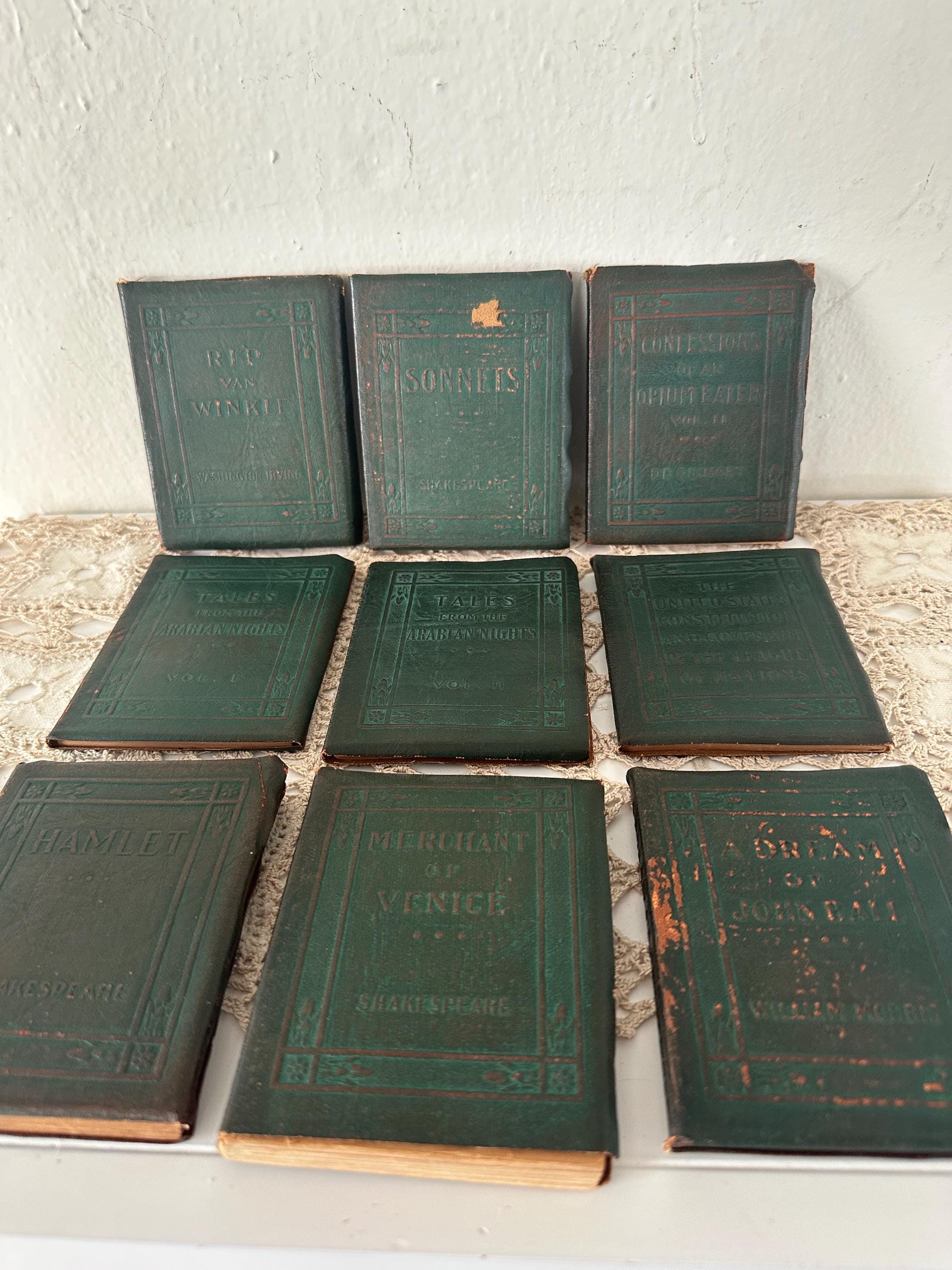RARE TITLES Little Leather Library Antique 1920’s Mini Classic Books - Etsy