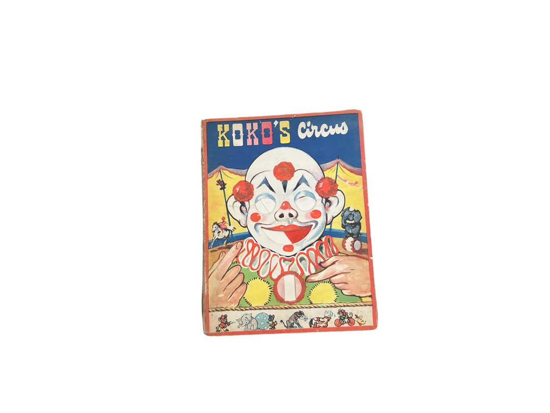 Kokos Circus Animated Clown Book - Etsy