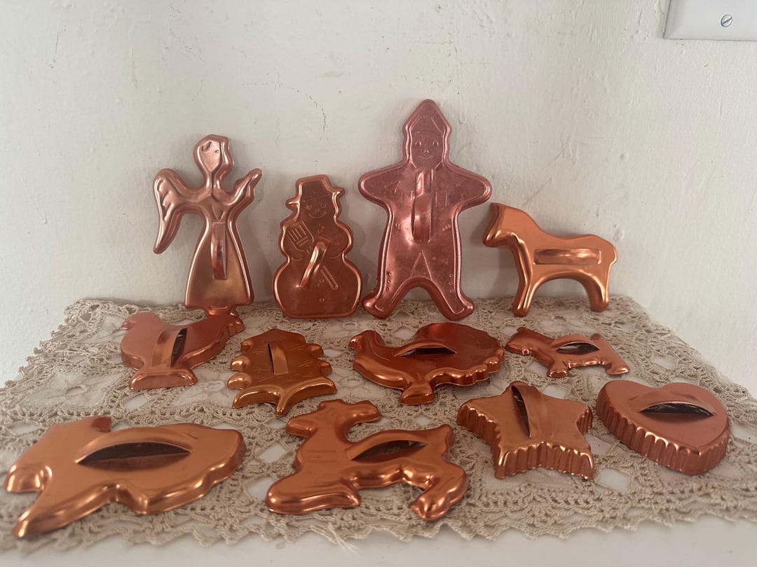 Vintage Copper Cookie Cutter Choice - Etsy