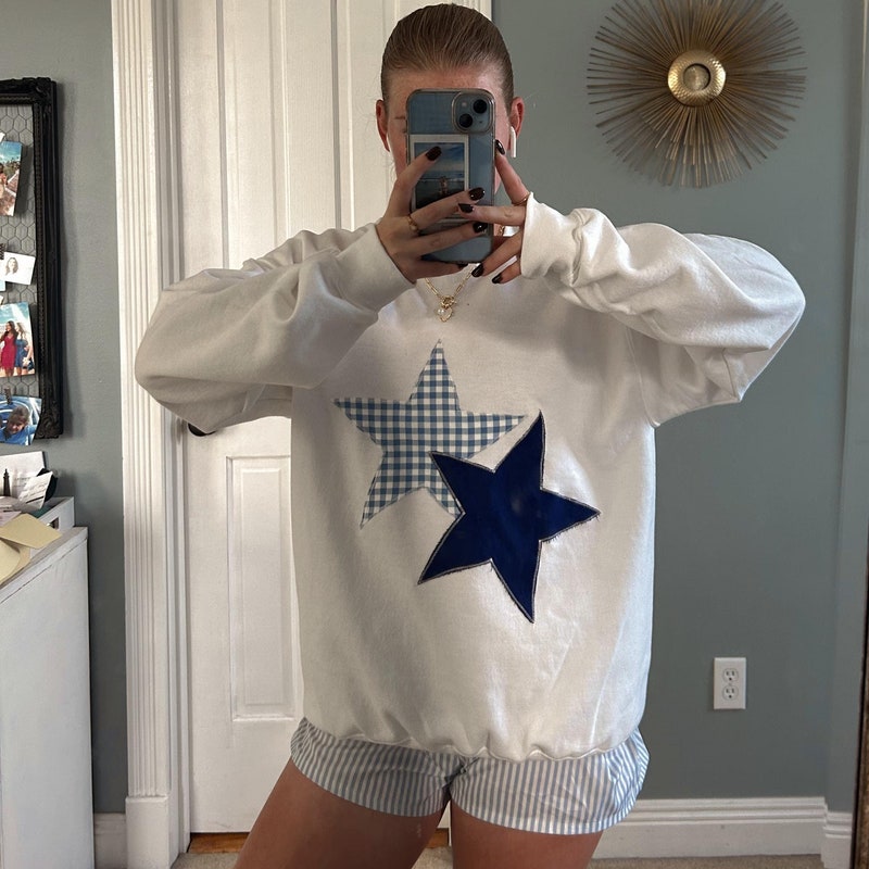 Star Sweatshirt - Etsy