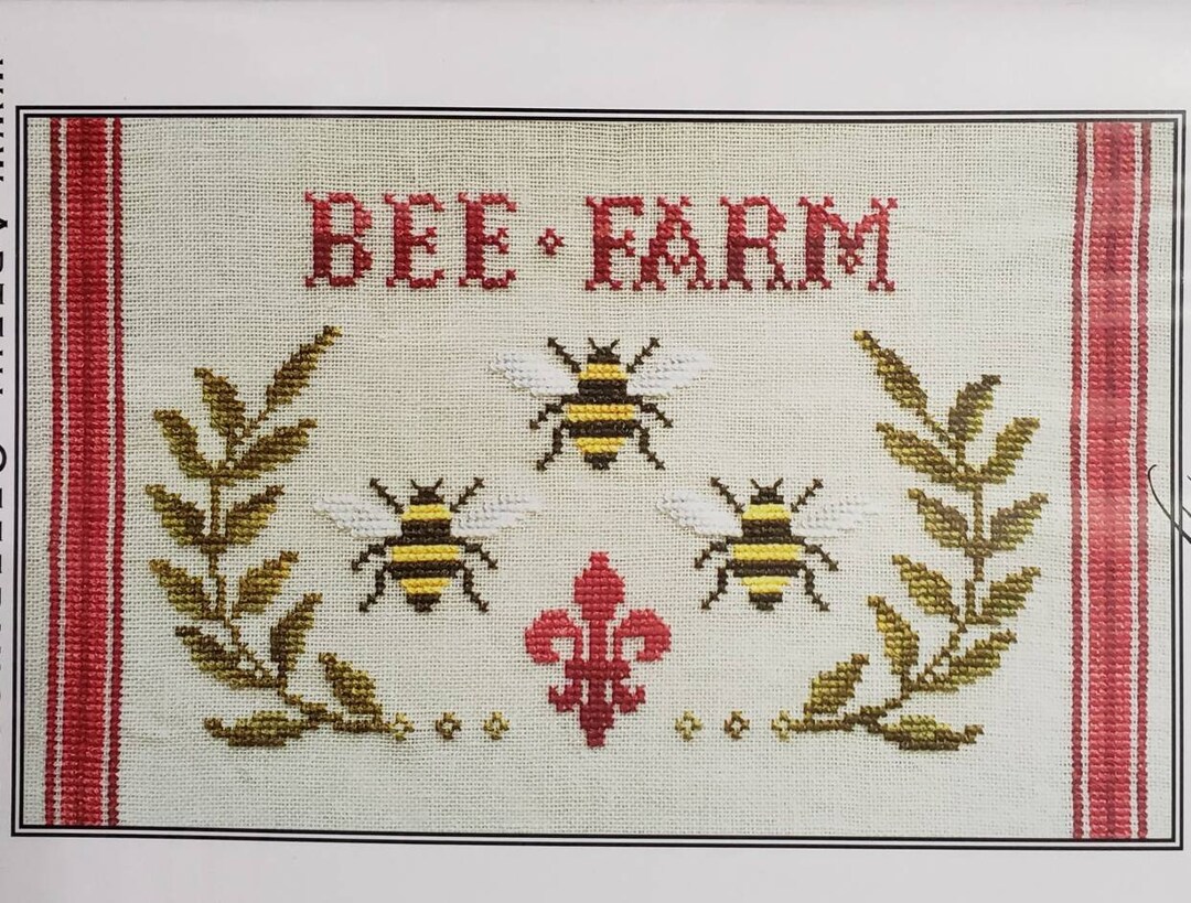 Bee Farm - Artful-offerings - Cross Stitch Pattern - Etsy