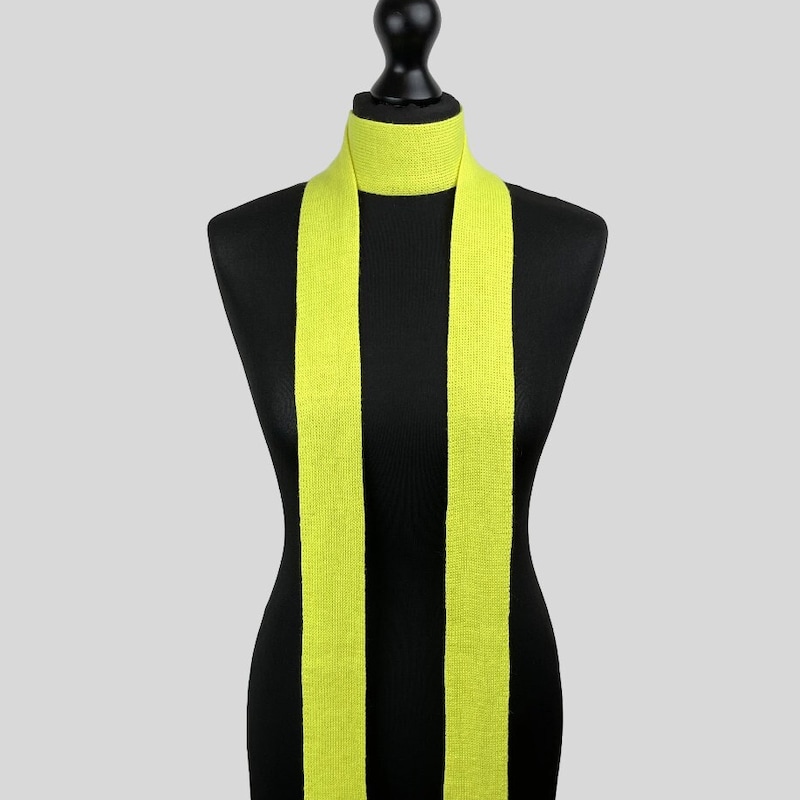 Neon Yellow Scarf - Etsy