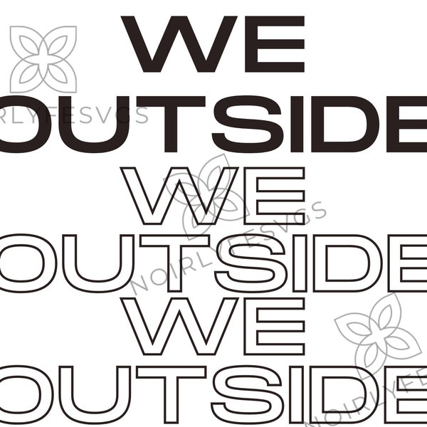 We Outside Svg - Etsy