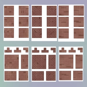 Printable Wooden Dungeon Tiles Set [dnd/ttrpg/ Rpg/ Pathfinder] Instant ...