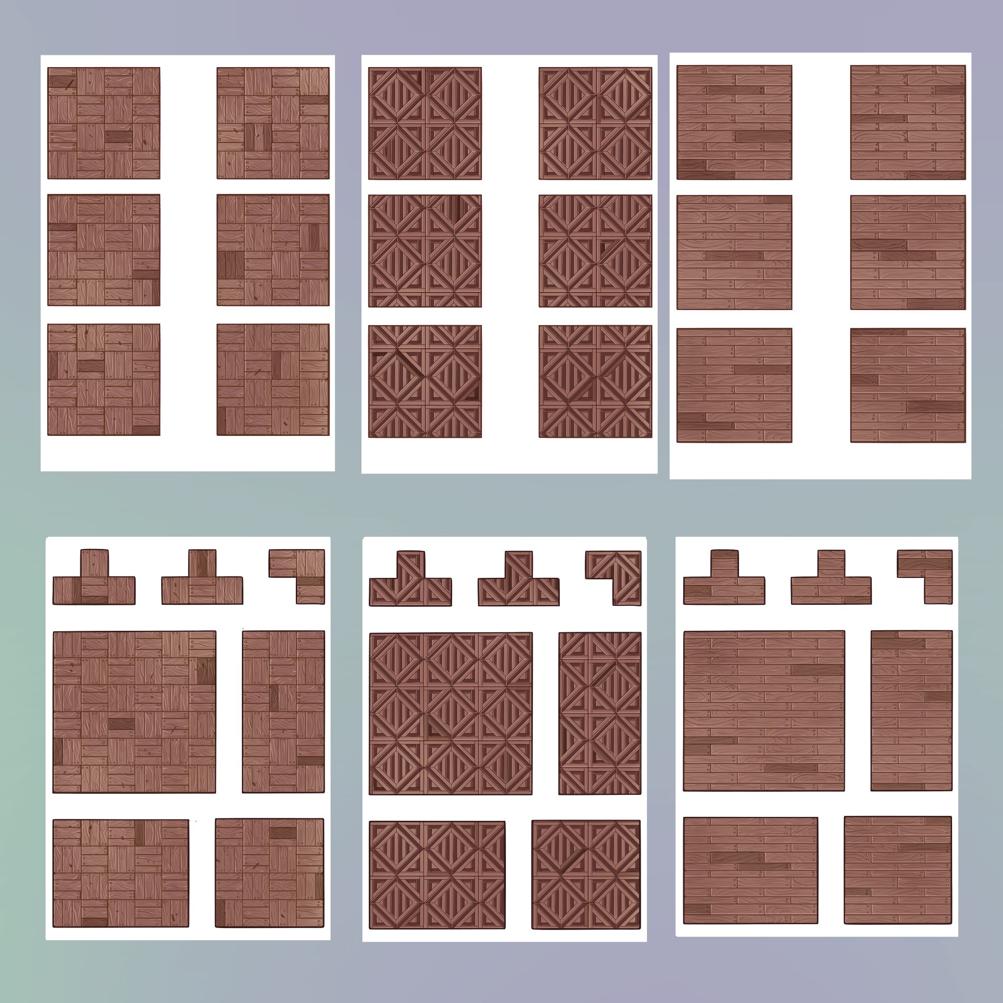 Printable Wooden Dungeon Tiles Set [dnd/ttrpg/ Rpg/ Pathfinder] Instant ...