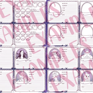 Printable Pdf NPC Cards and Templates [dnd/ TTRPG/ RP] - Etsy