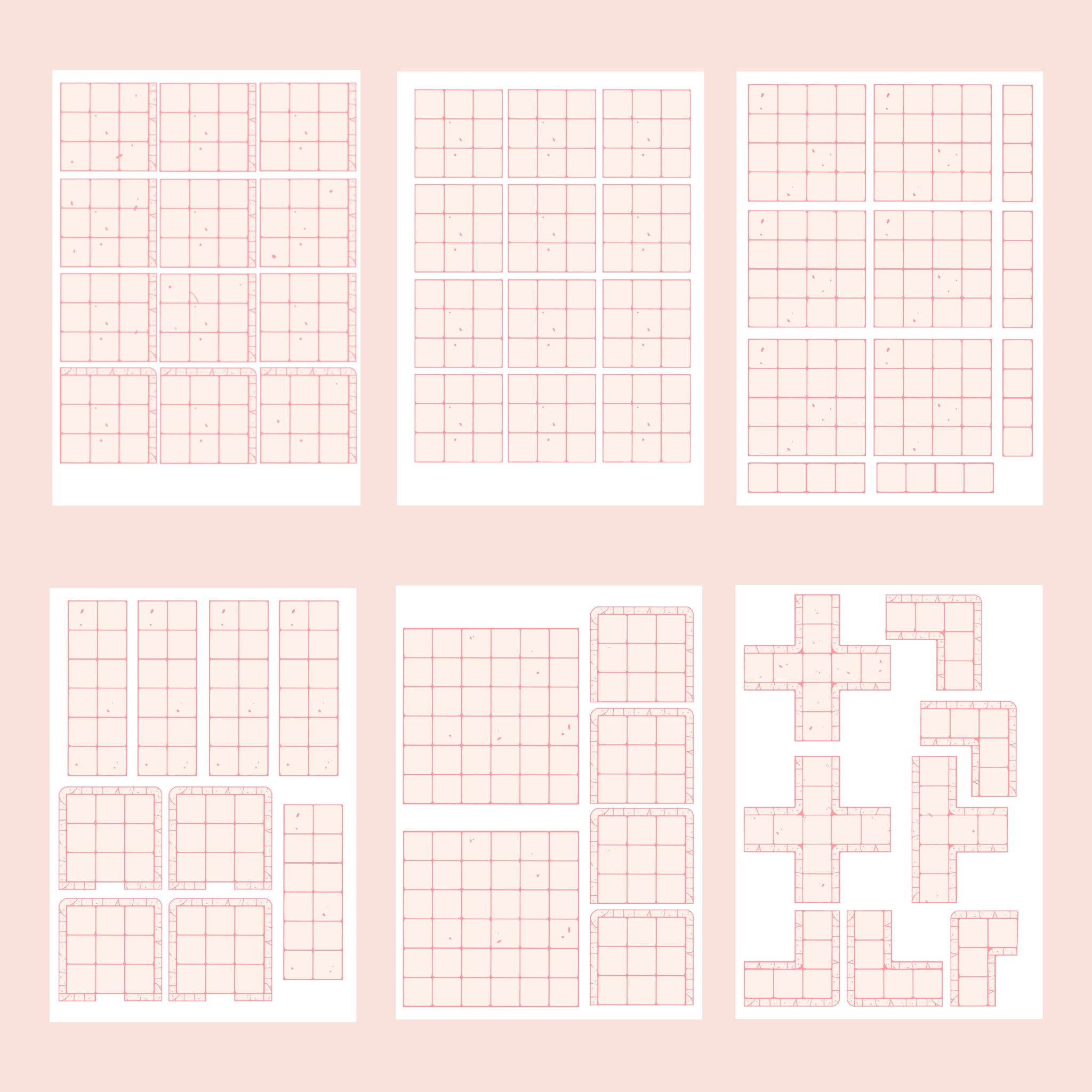 Printable Dungeon Tiles - Etsy