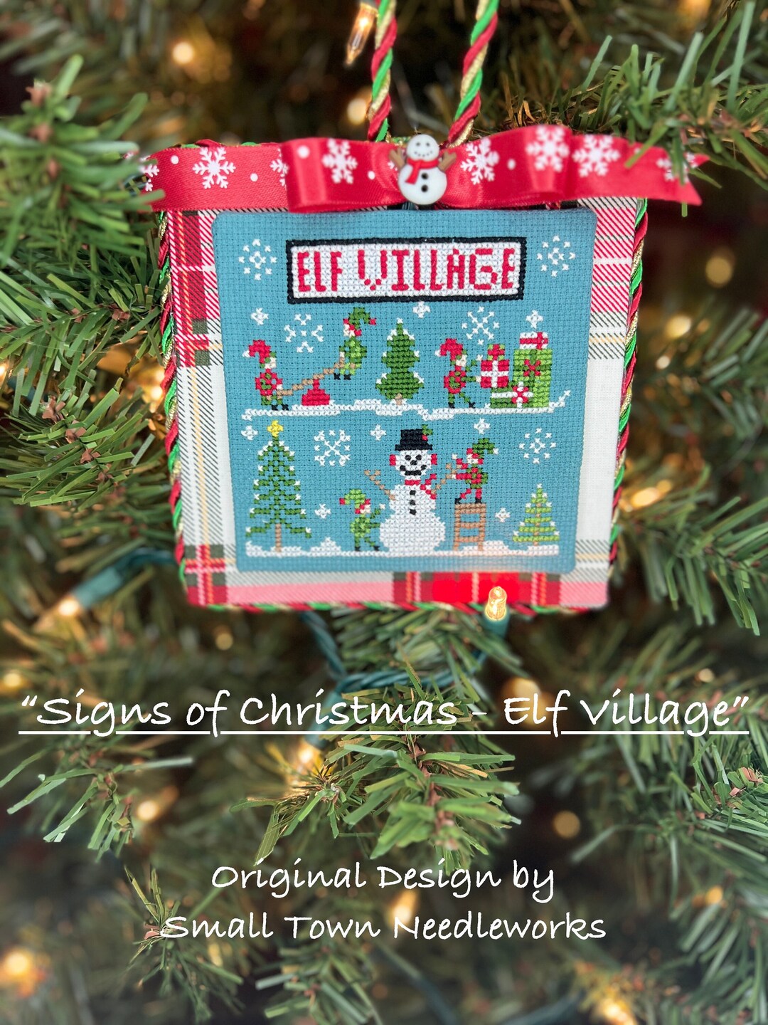 Signs of Christmas - Elf Village - Digital Download Pattern - Etsy