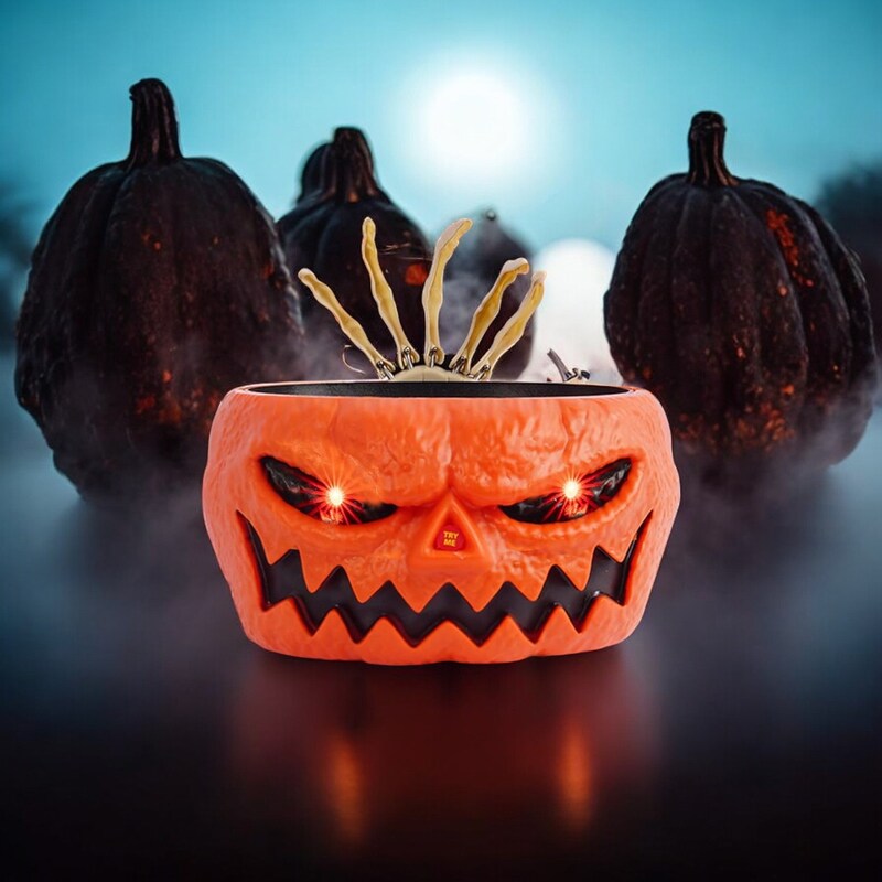 Animated Halloween Candy Bowl - Etsy