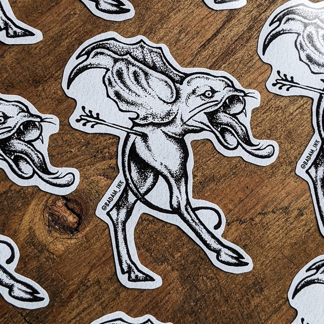 Hieronymus Bosch Creature - the Winged Demon - Medieval Art - Vinyl ...