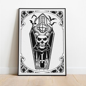 Papa Emeritus - Ghost - Art Print - A4 - Etsy