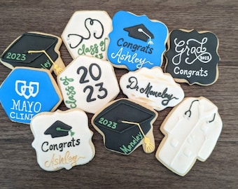 Med School Cookies/ Graduation Cookies/ Medical School/doctors Sugar ...