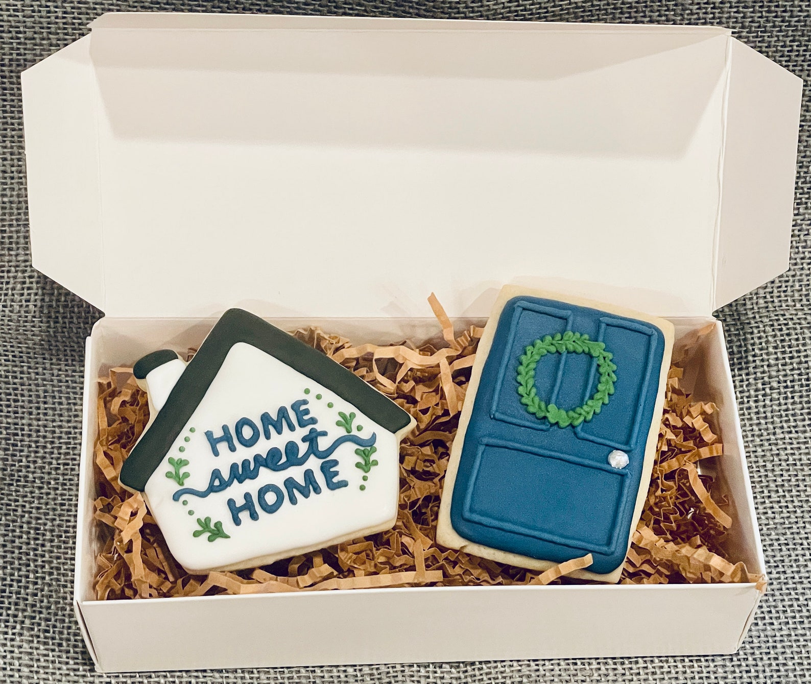 Home Sweet Home Sugar Cookie Gift Box - Etsy