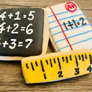 Teacher/school Sugar Cookies - Etsy