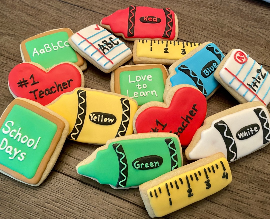 Teacher/school Sugar Cookies - Etsy