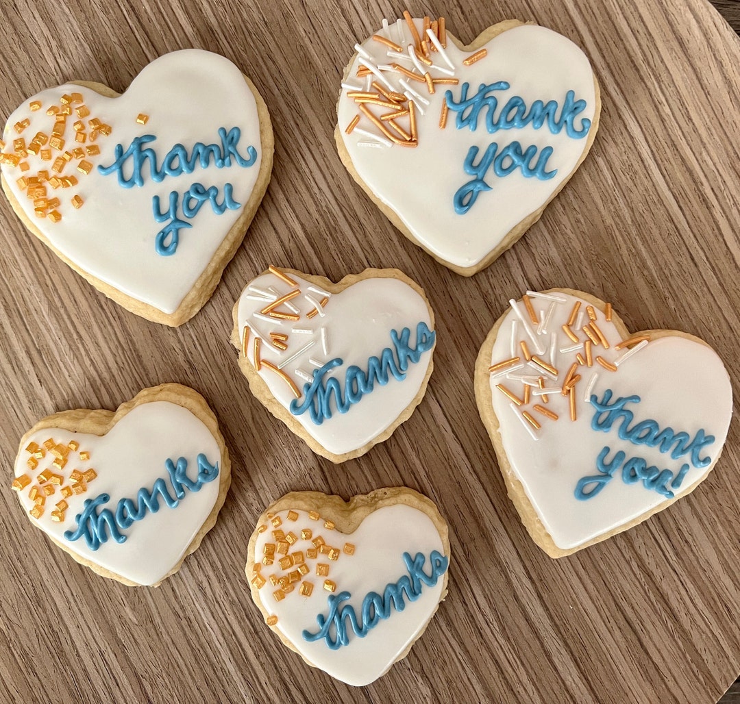 Thank You Sugar Cookies - Etsy