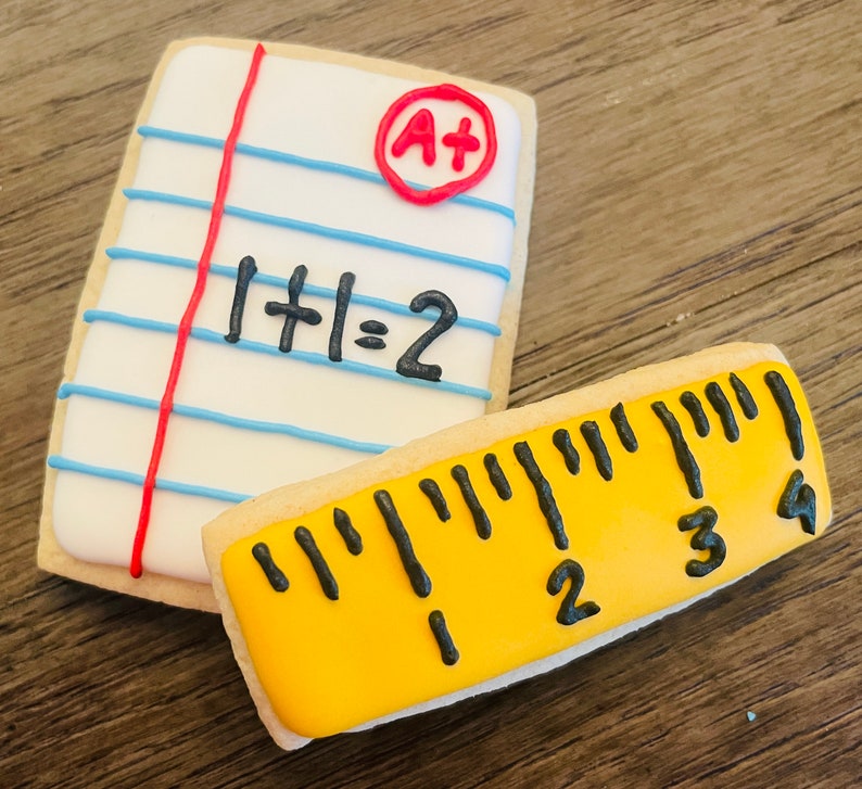 Teacher/school Sugar Cookies - Etsy