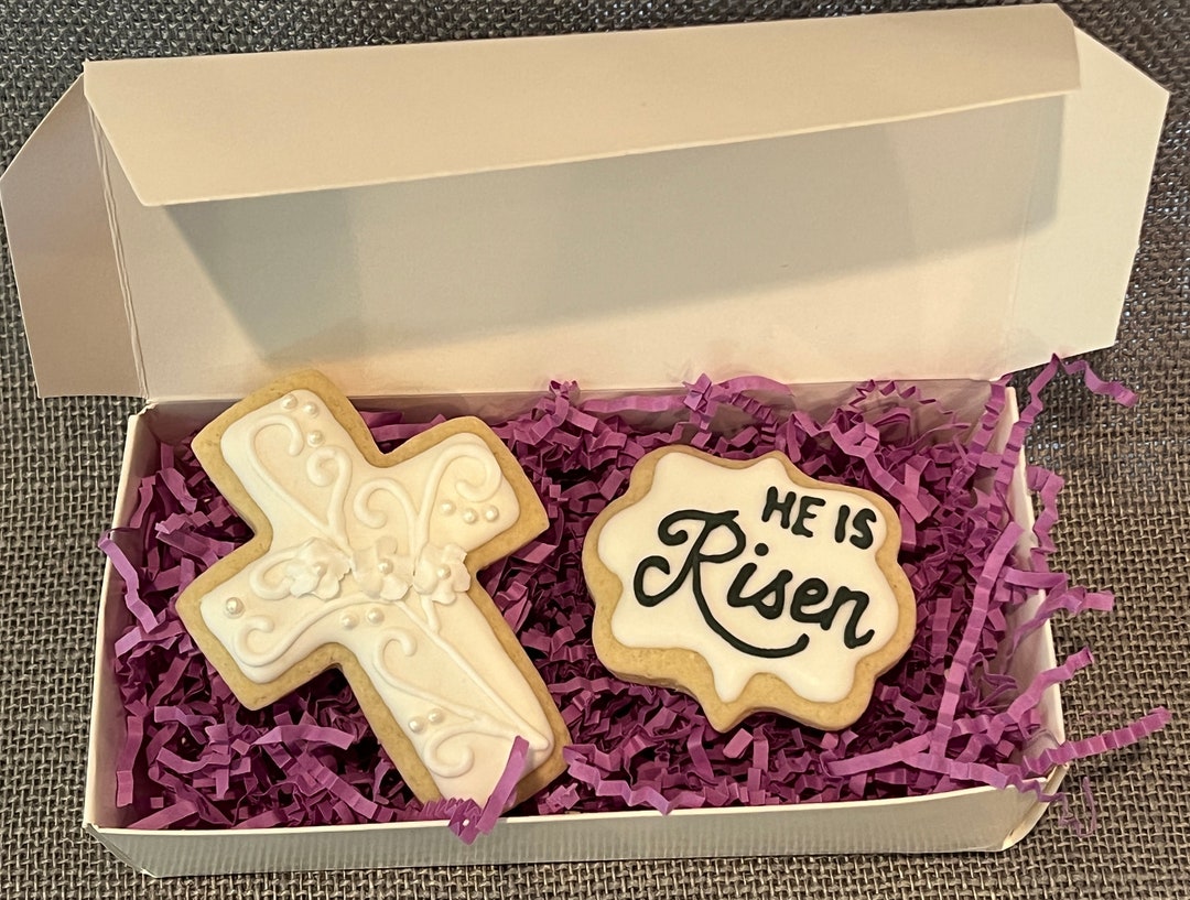 He is Risen Sugar Cookie Gift Box - Etsy