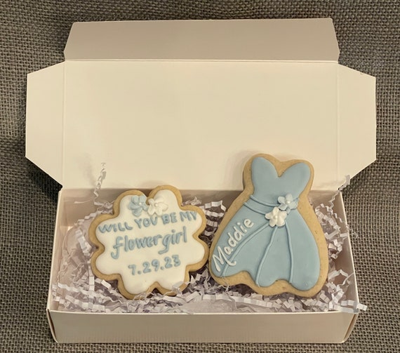 Flower Girl Sugar Cookie Gift Box - Etsy