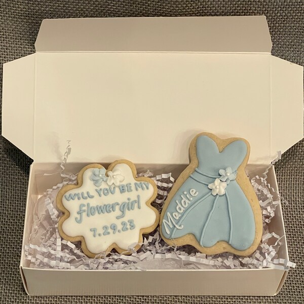Flower Girl Cookie - Etsy