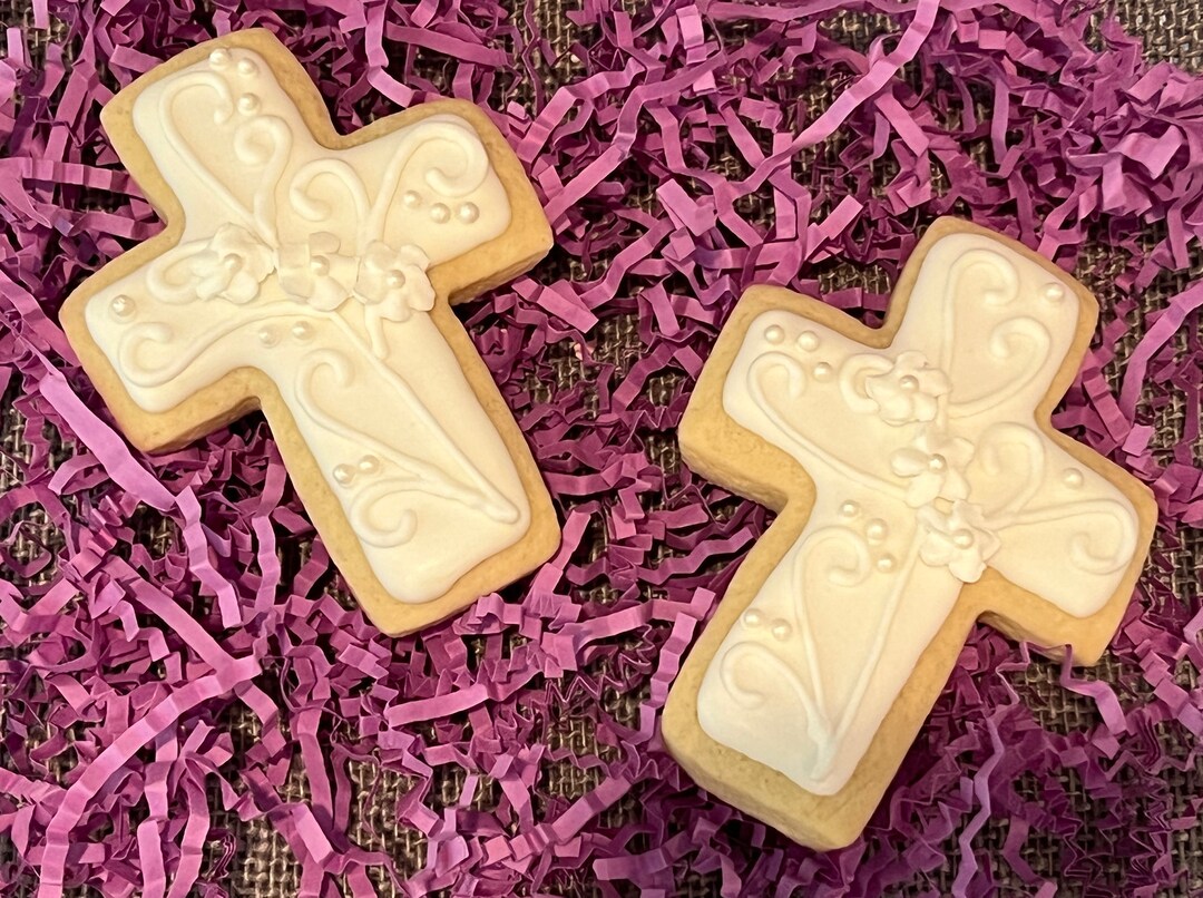 Cross Sugar Cookies - Etsy