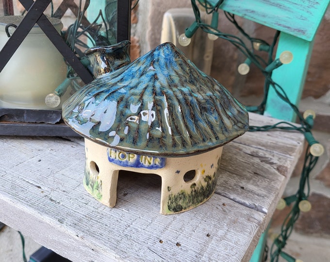 Hand Built Pottery Toad House - Etsy