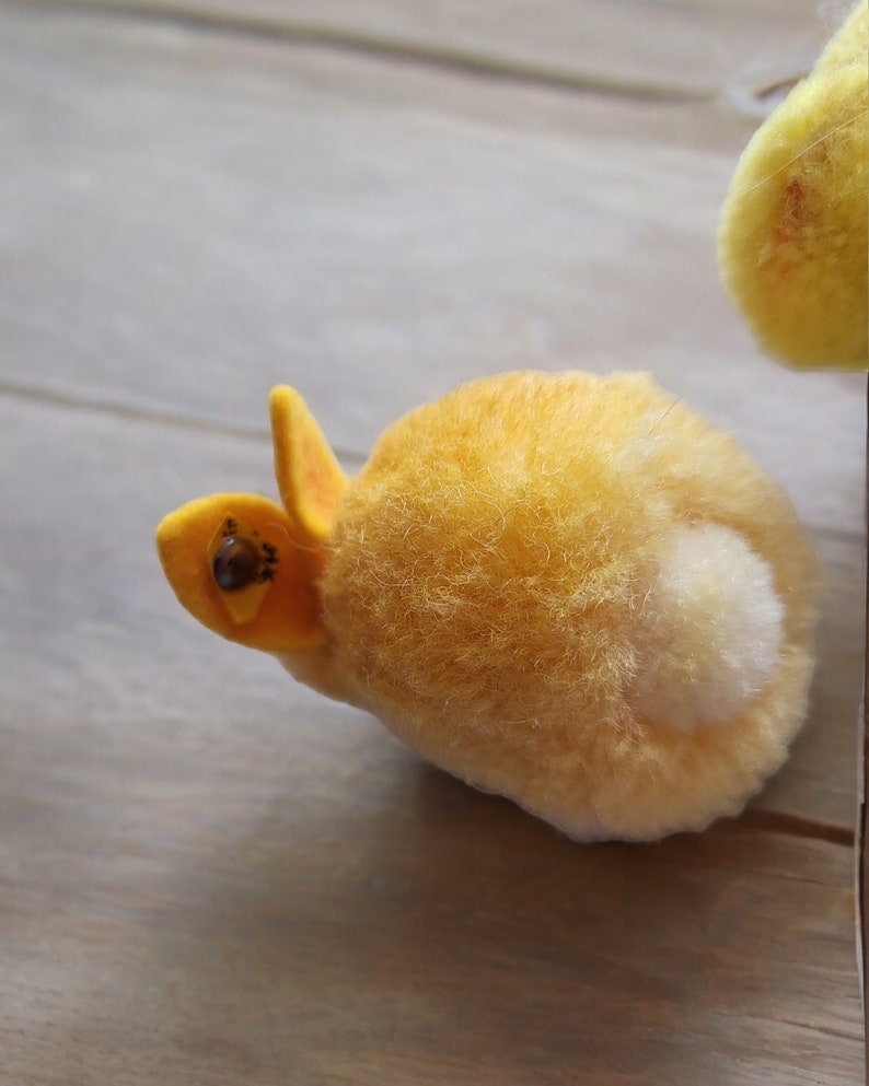Steiff Pom Pom Chick and Rabbit - Etsy