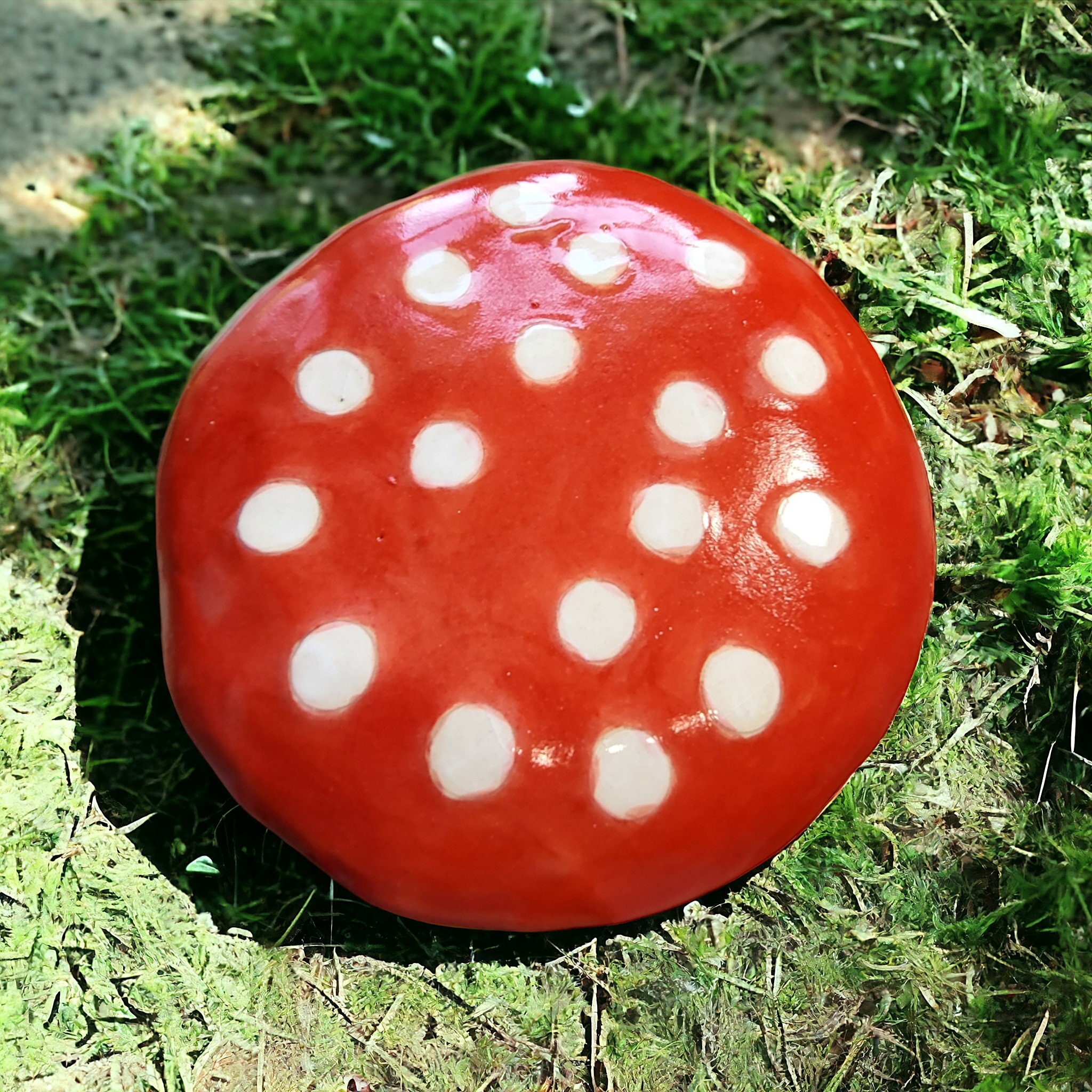 Hand Built Pottery Toad House Mushroom - Etsy