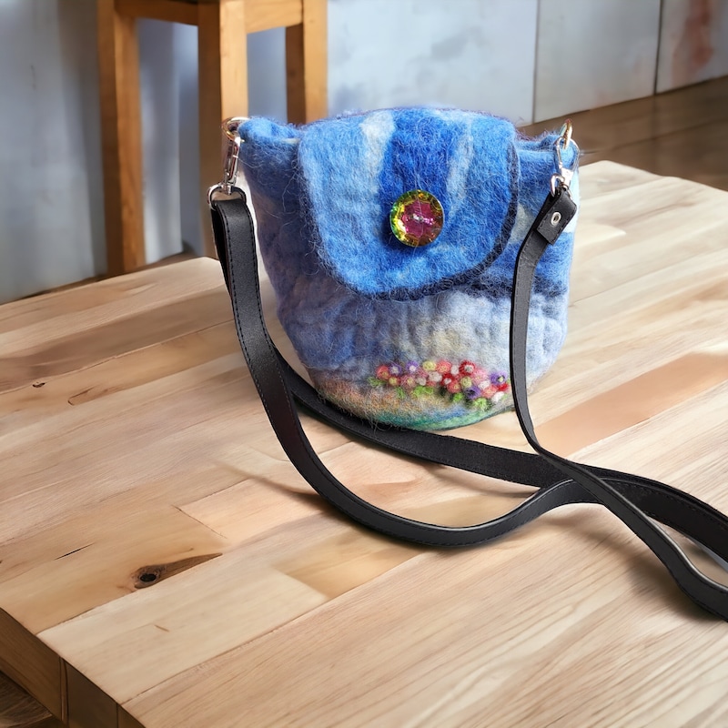 Wet Felted Purse - Etsy