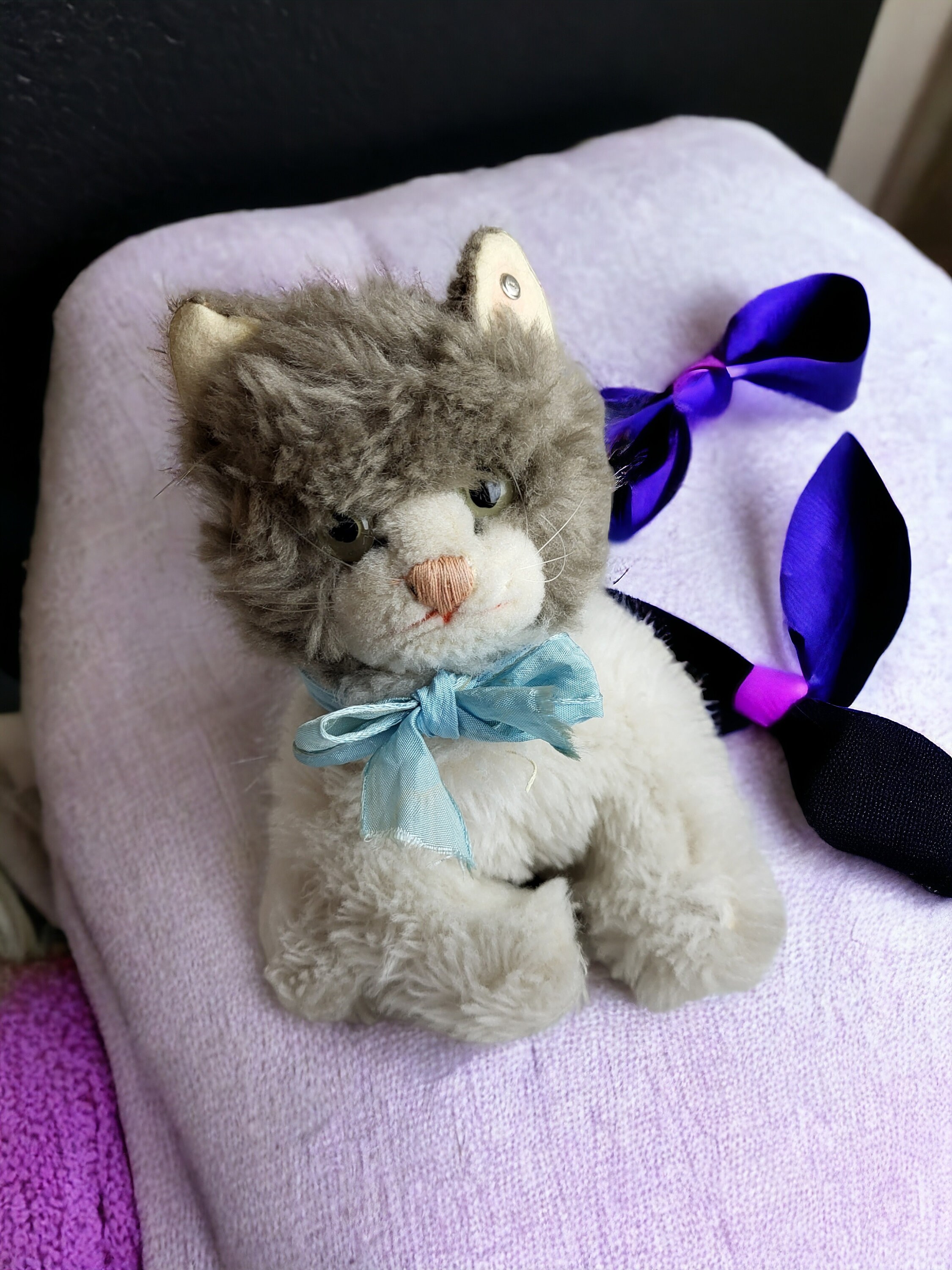 Vintage Steiff Cat - Etsy