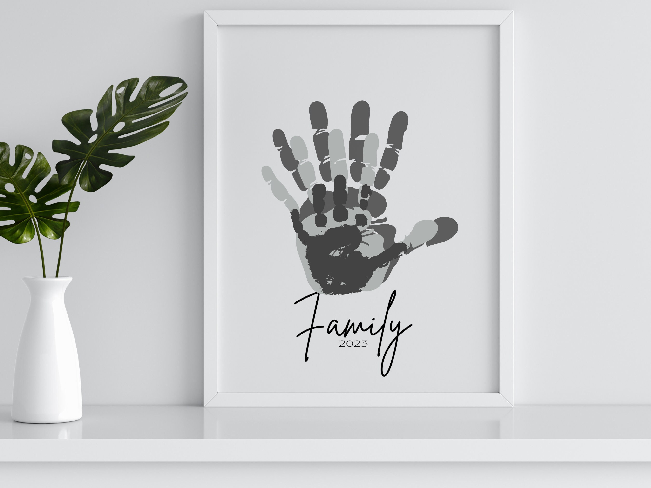 White Handprint