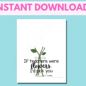 End of Year Teacher Gift Printable Teacher Gift Hand Print, Last Day of ...