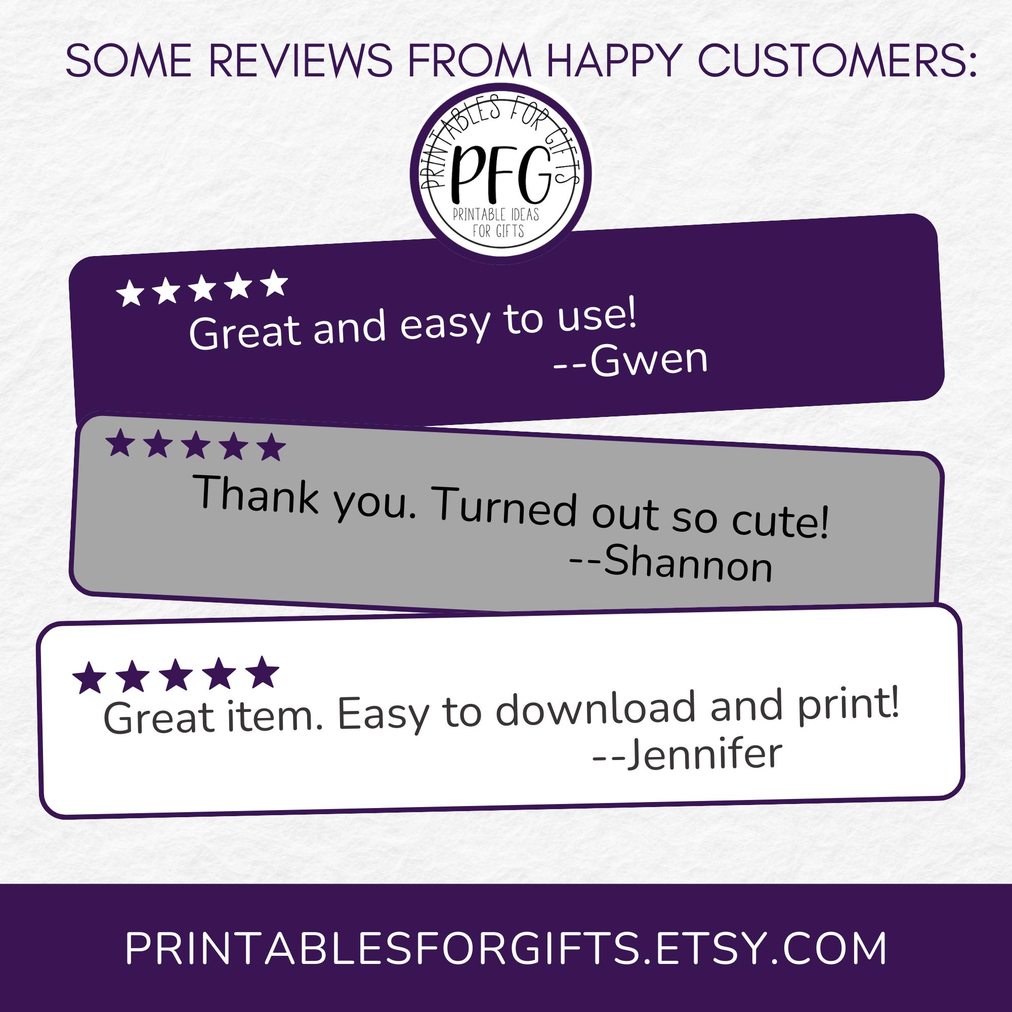 Printable Teacher Gift From Class, Teacher Appreciation Week Printable ...