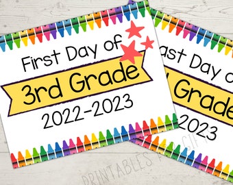 First Day of School Sign - Etsy