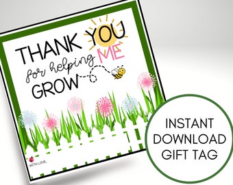 Teacher Appreciation Gift Tag Template End of the School Year Gift Tag ...