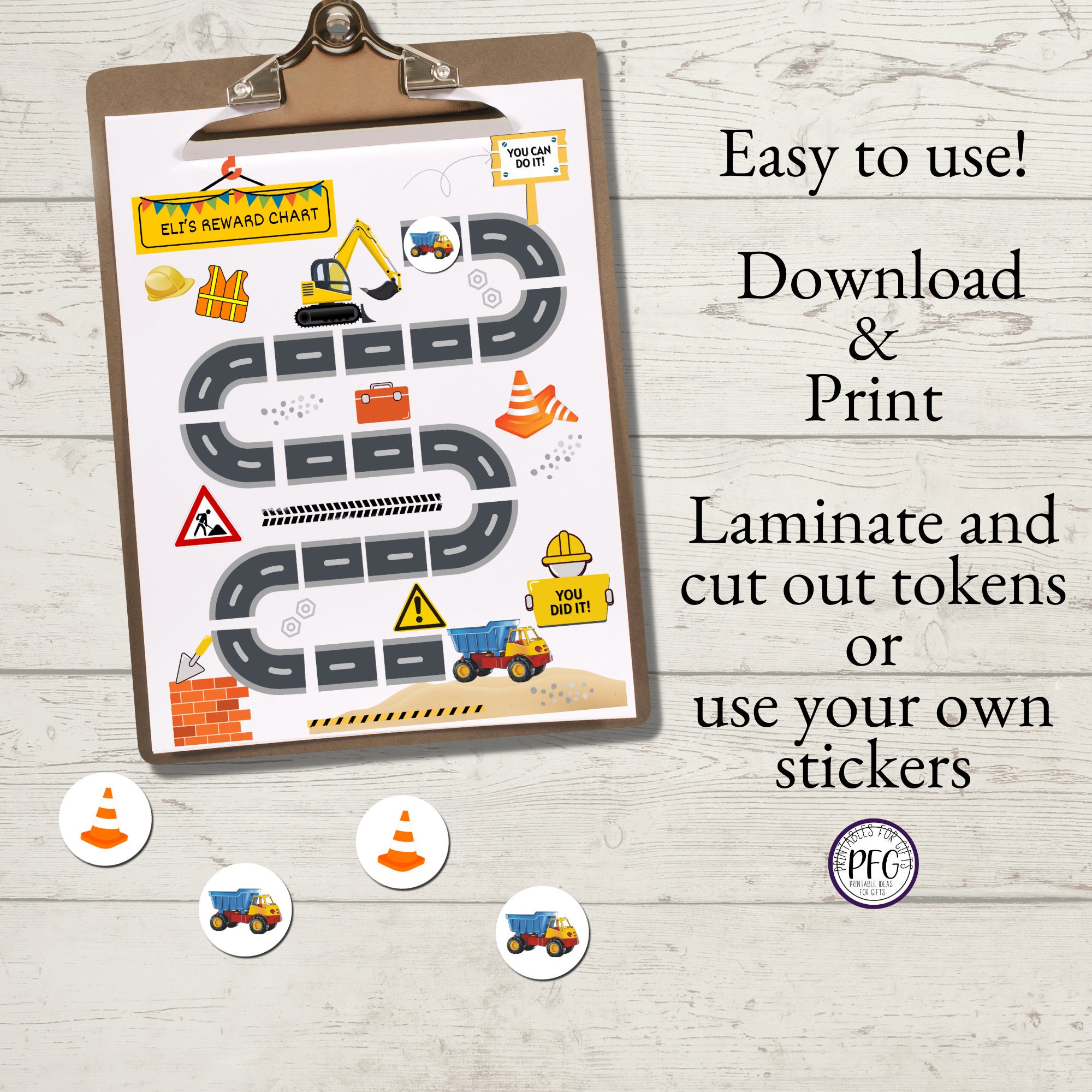 Reward Chart for Toddlers, Printable Responsibility Chart for Kids ...