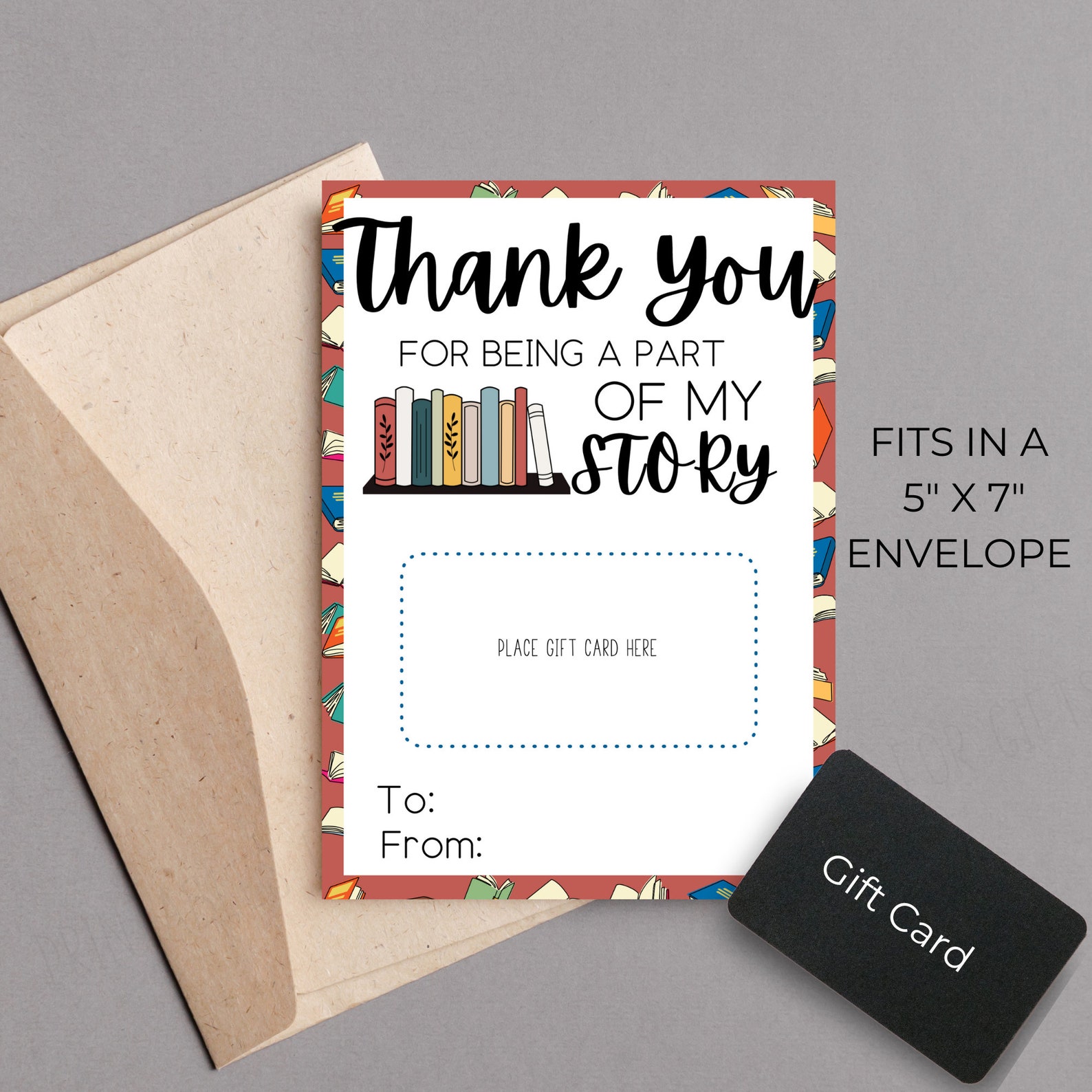 Printable Teacher Appreciation Week Gift Card Holder, Thank You Gift ...