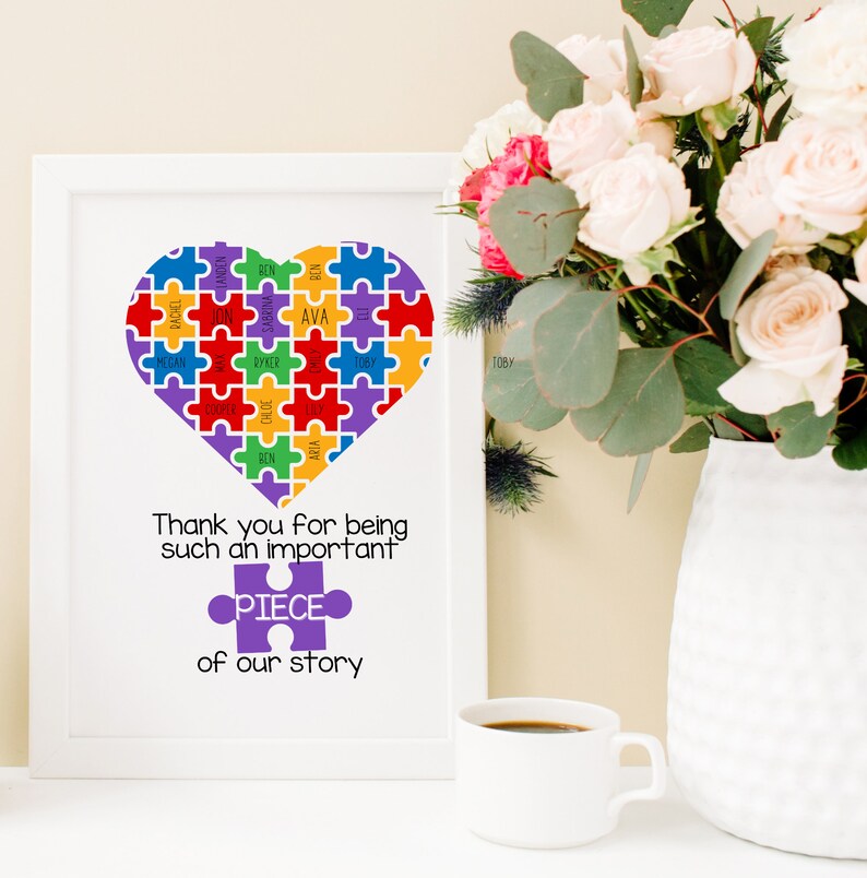 Printable Teacher Gift From Class, Teacher Appreciation Week Printable ...