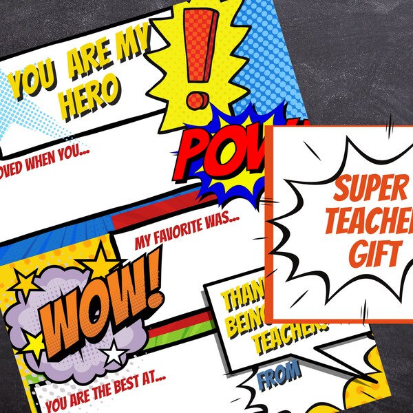 Super Hero Teacher - Etsy