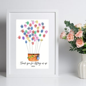 End of the Year Gift Teacher Gift Printable Teacher Gift, Fingerprint ...