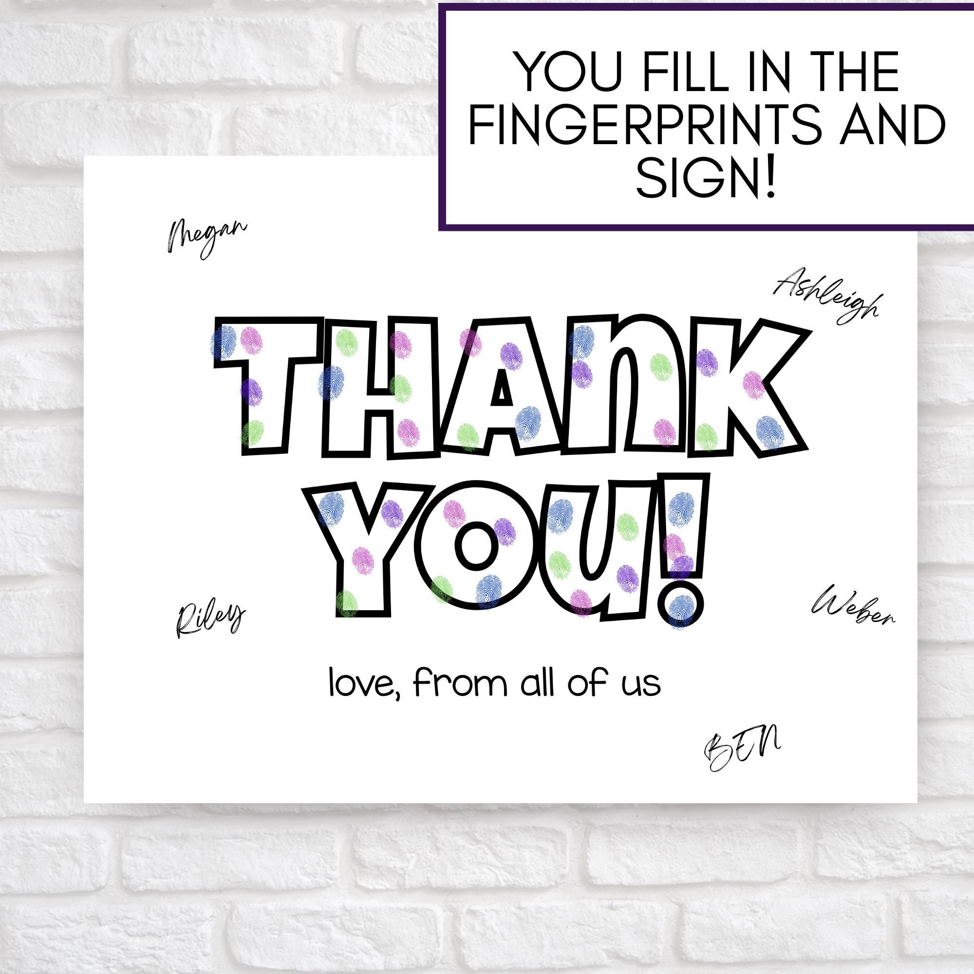 Thank You Coloring Card, End of the Year Gift Teacher Gift Printable ...