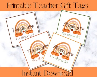 Printable Teacher Gift From Class Teacher Appreciation Week - Etsy